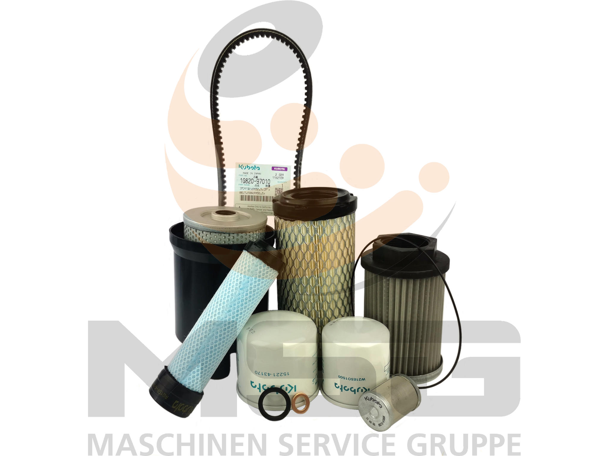 W21CK00333 SERVIC KIT 1000H KX016-4/KX019-4/KX018-4